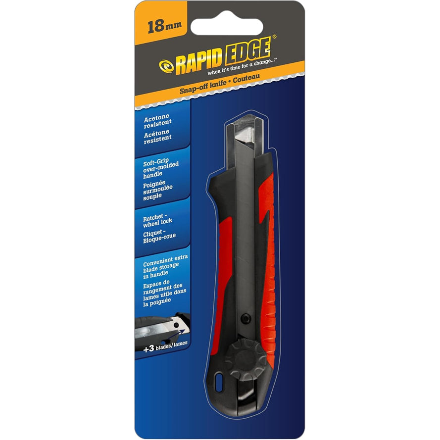 18mm Serrated Snap-Off Knife – Top Notch Tools